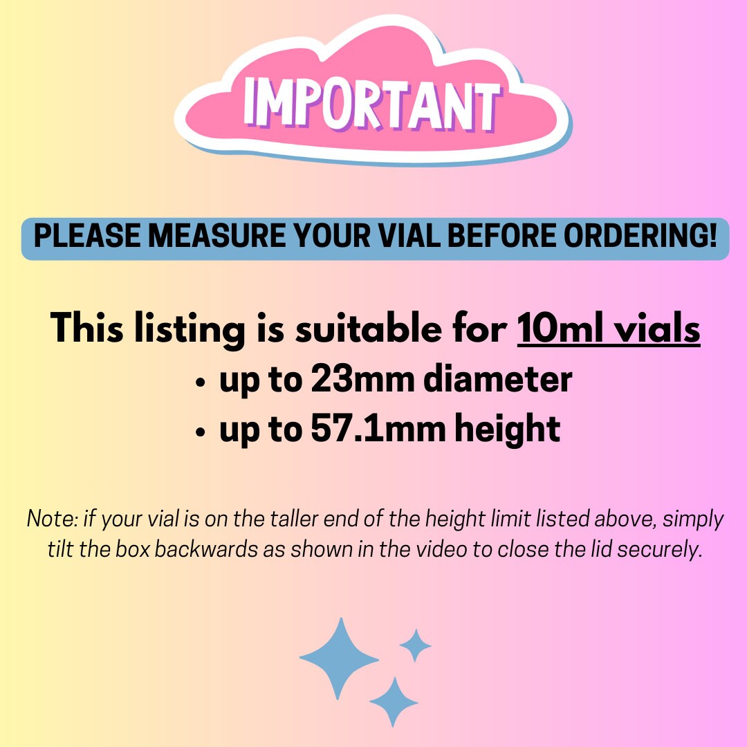 10ml Vial Storage Box for Travel, Fridge Insulin Humalog Novolog Dr ...