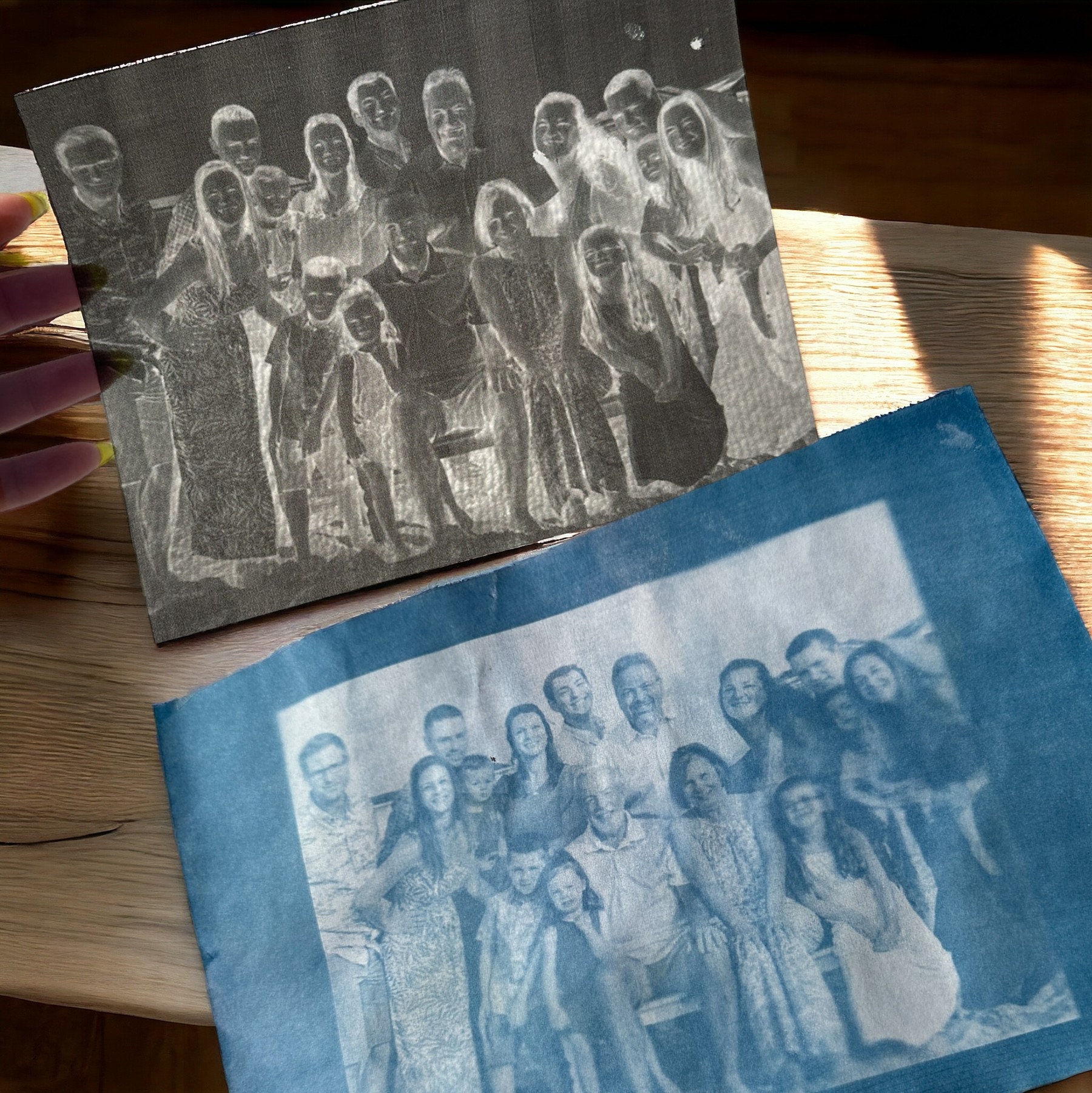 Cyanotype Stencils DIY Crafts Transparent Print Kit With Stencil Solar ...