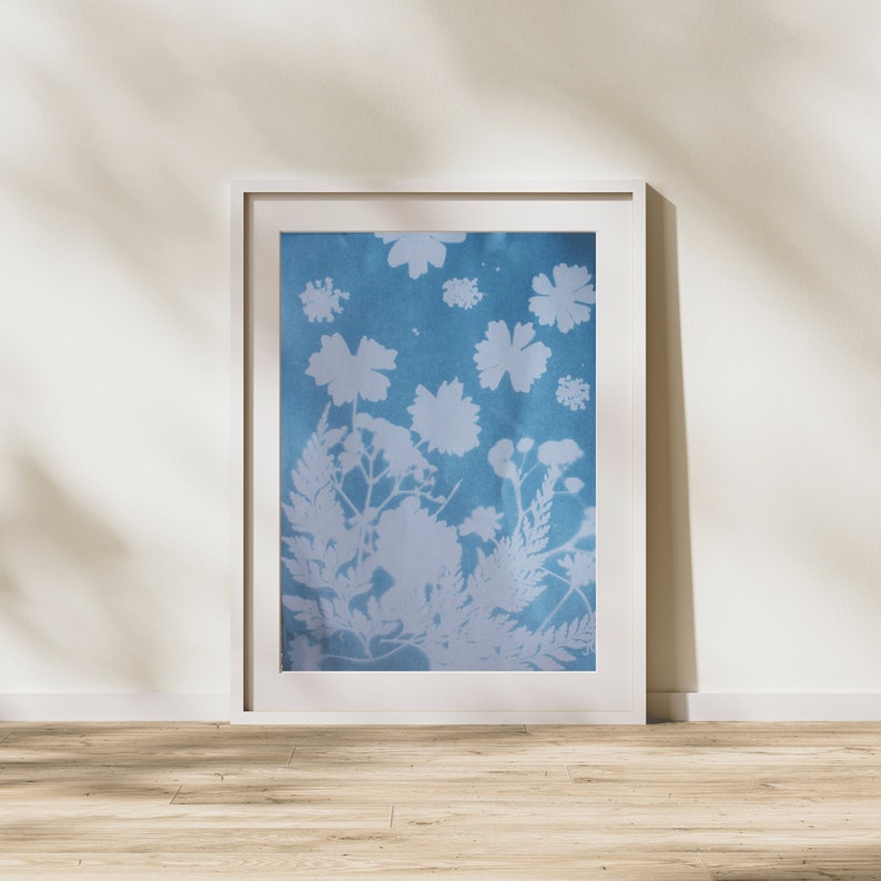 Cyanotype Sun Prints Photo Craft Gifts to Make DIY Solar Printing Craft ...