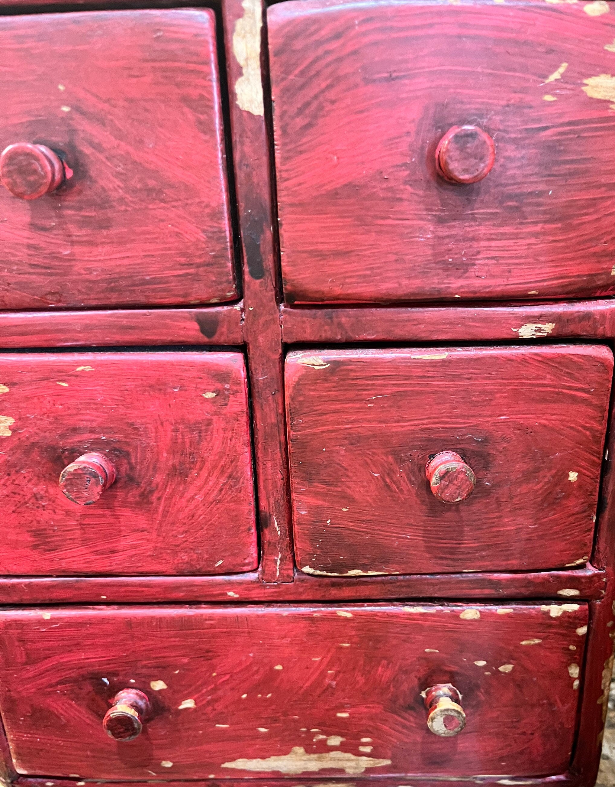 Vintage Wood Spice Box With 7 Drawers - Etsy