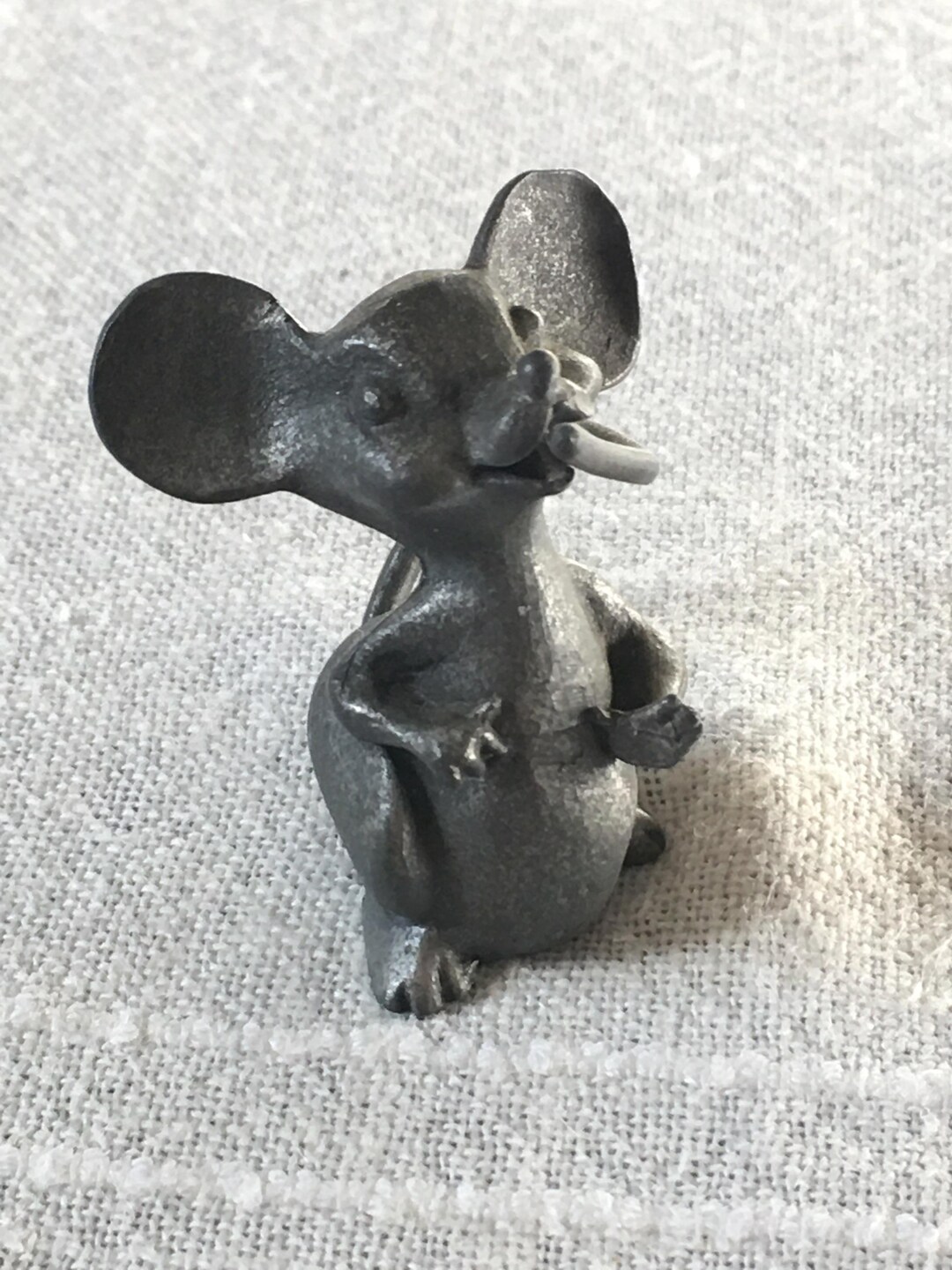 DERPY Hudson WF Fine Pewter Smiley Mouse 616 Figurine. Great Stocking ...