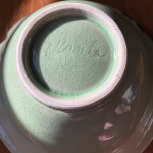 VTG 6" John MANKA Mankameyer Green Notched Paintbrush or Chopstick ...