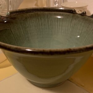 VTG 6" John MANKA Mankameyer Green Notched Paintbrush or Chopstick ...