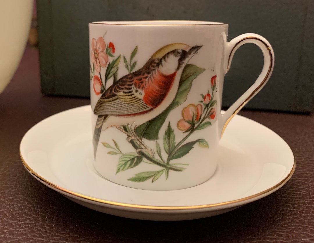 Vtg Royal Tuscan CHESTNUT WARBLER Audubon Bird Fine Bone China ...
