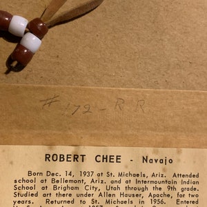 Vintage Robert CHEE ROADRUNNER BIRD Signed Art Print Framed Wired No ...