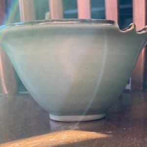 VTG 6" John MANKA Mankameyer Green Notched Paintbrush or Chopstick ...