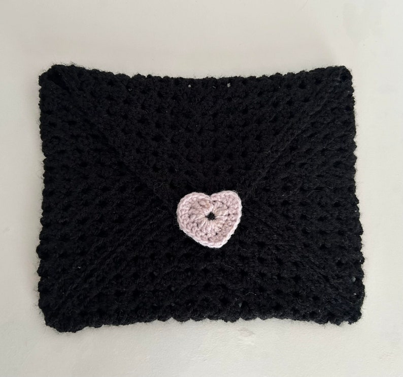 Crochet Book Sleeve, Handmade Love Letter Book Cover, Cute Book Lover ...