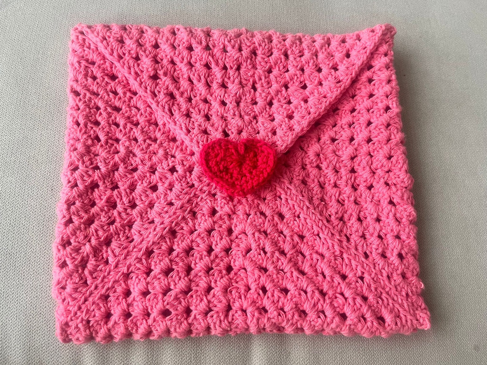 Crochet Book Sleeve, Handmade Love Letter Book Cover, Cute Book Lover ...