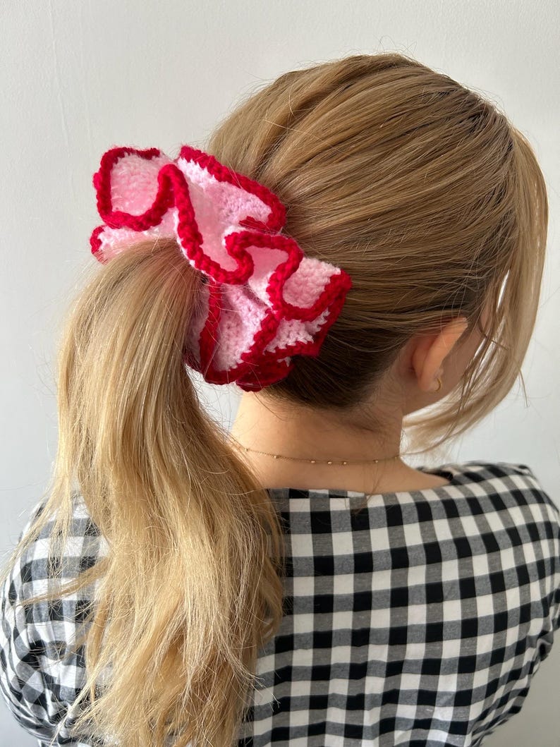 Beginner Friendly Colourful Crochet Scrunchie Pattern - Digital ...