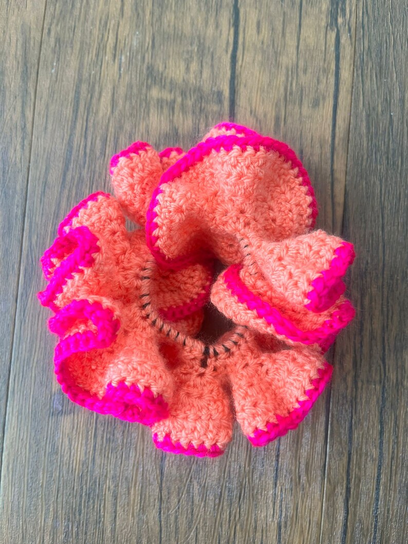 Beginner Friendly Colourful Crochet Scrunchie Pattern - Digital ...