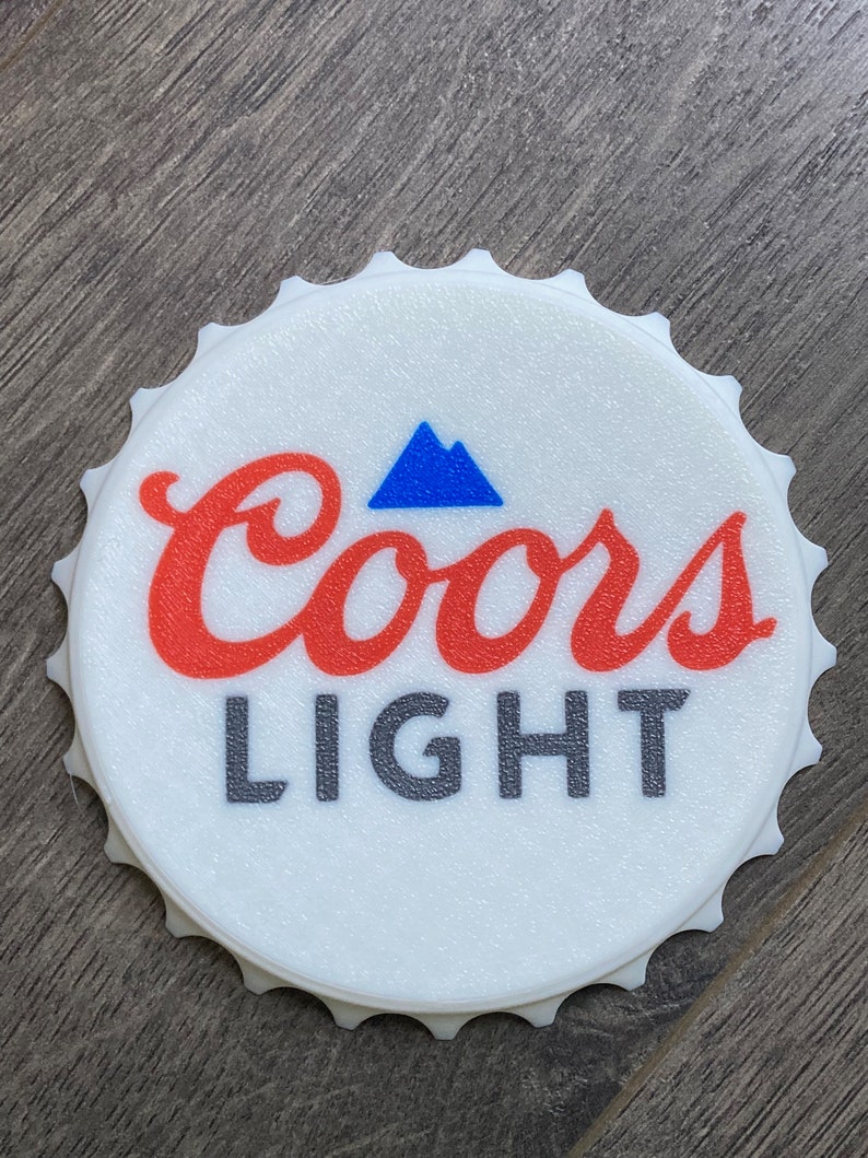 Coca Cola Large Bottle Cap Coaster set of 4 - Etsy