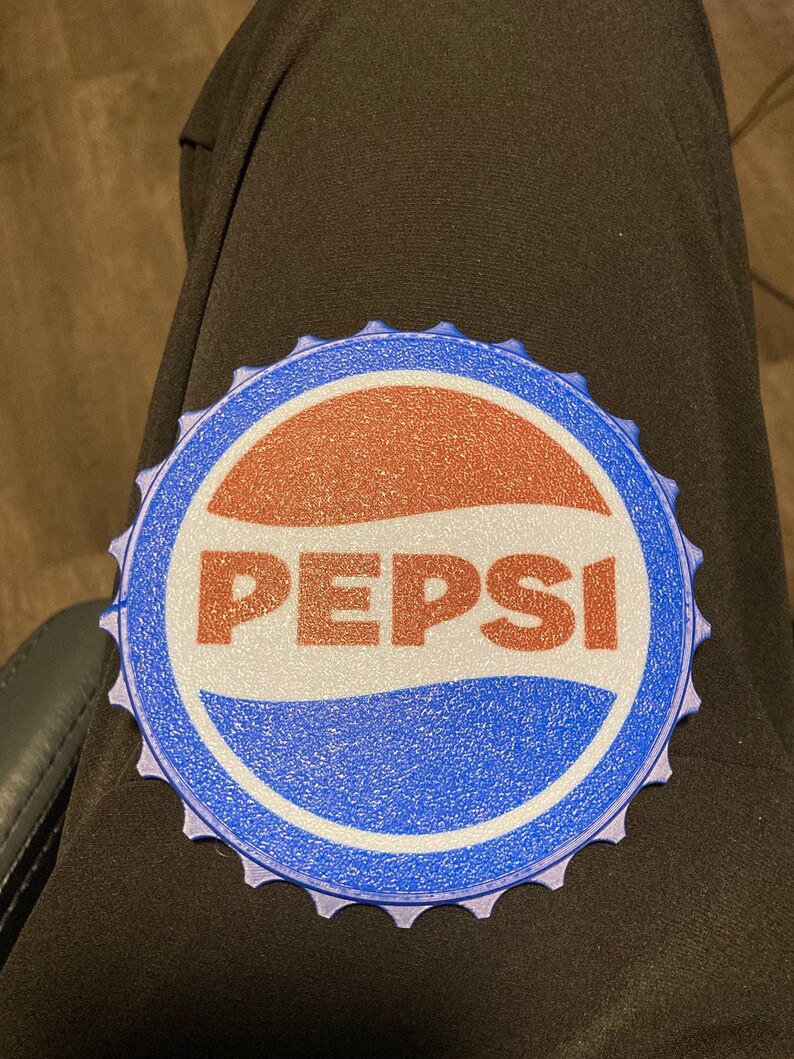 Coca Cola Large Bottle Cap Coaster set of 4 - Etsy