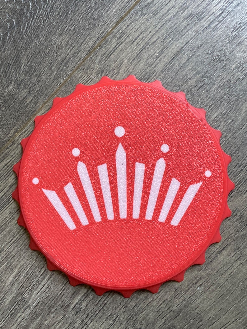 Coca Cola Large Bottle Cap Coaster set of 4 - Etsy