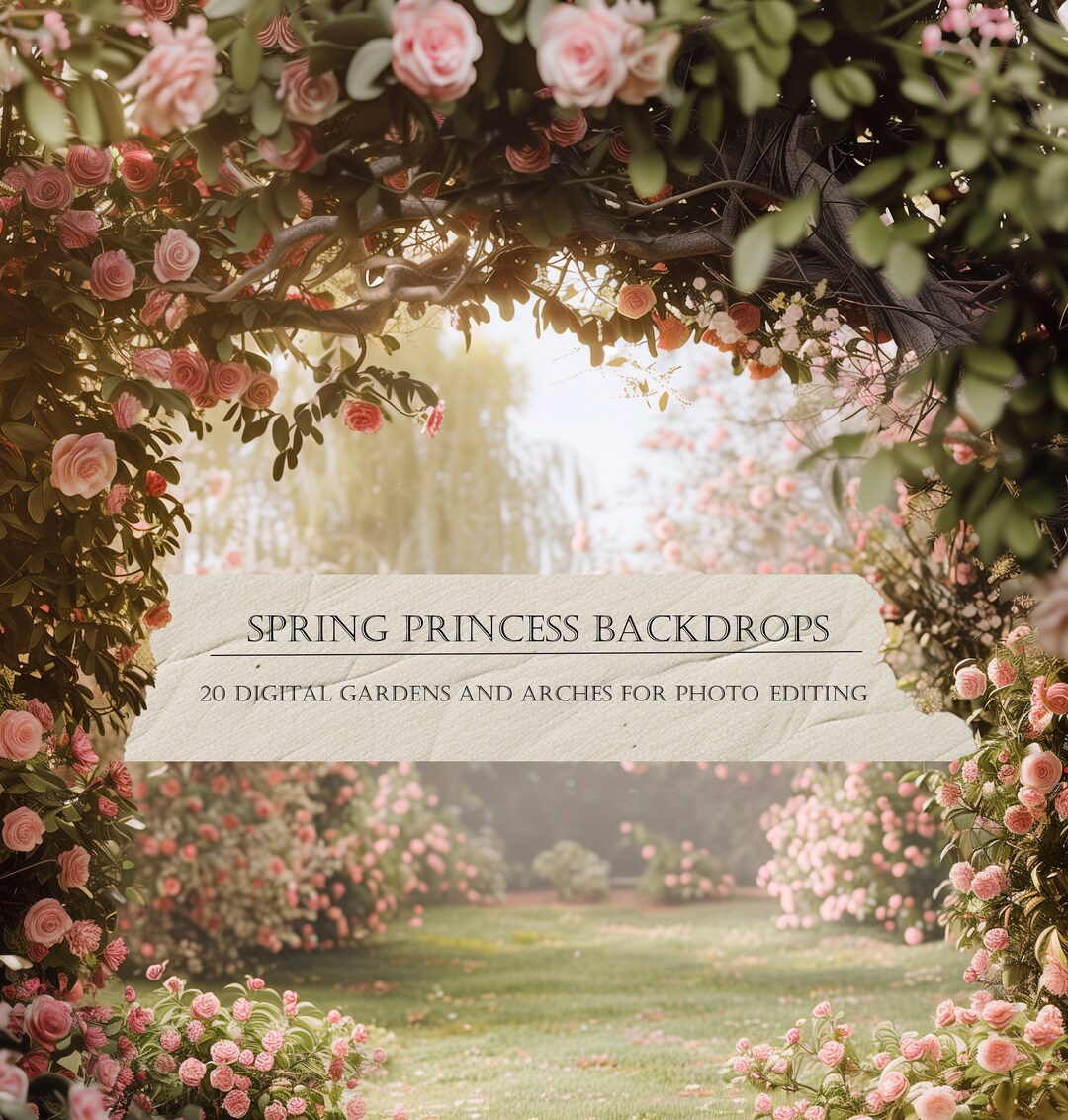 20 Spring Princesscore Digital Arches for Photoshoots, Photoshop ...
