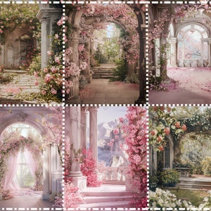 20 Spring Princesscore Digital Arches for Photoshoots, Photoshop ...