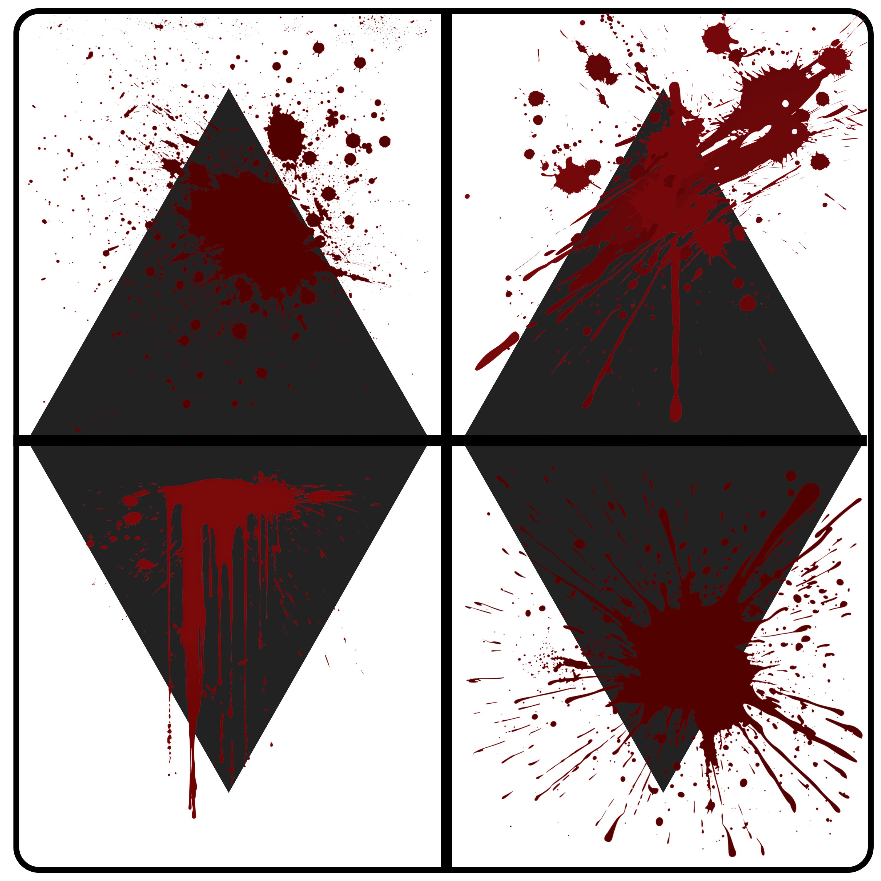 Blood Vectors for Digital Overlay, PNG, Halloween, Horror, Digital ...