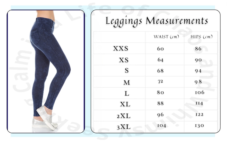 Woman's Bottoms Size Chart, Editable Canva Template, Printful Sports ...