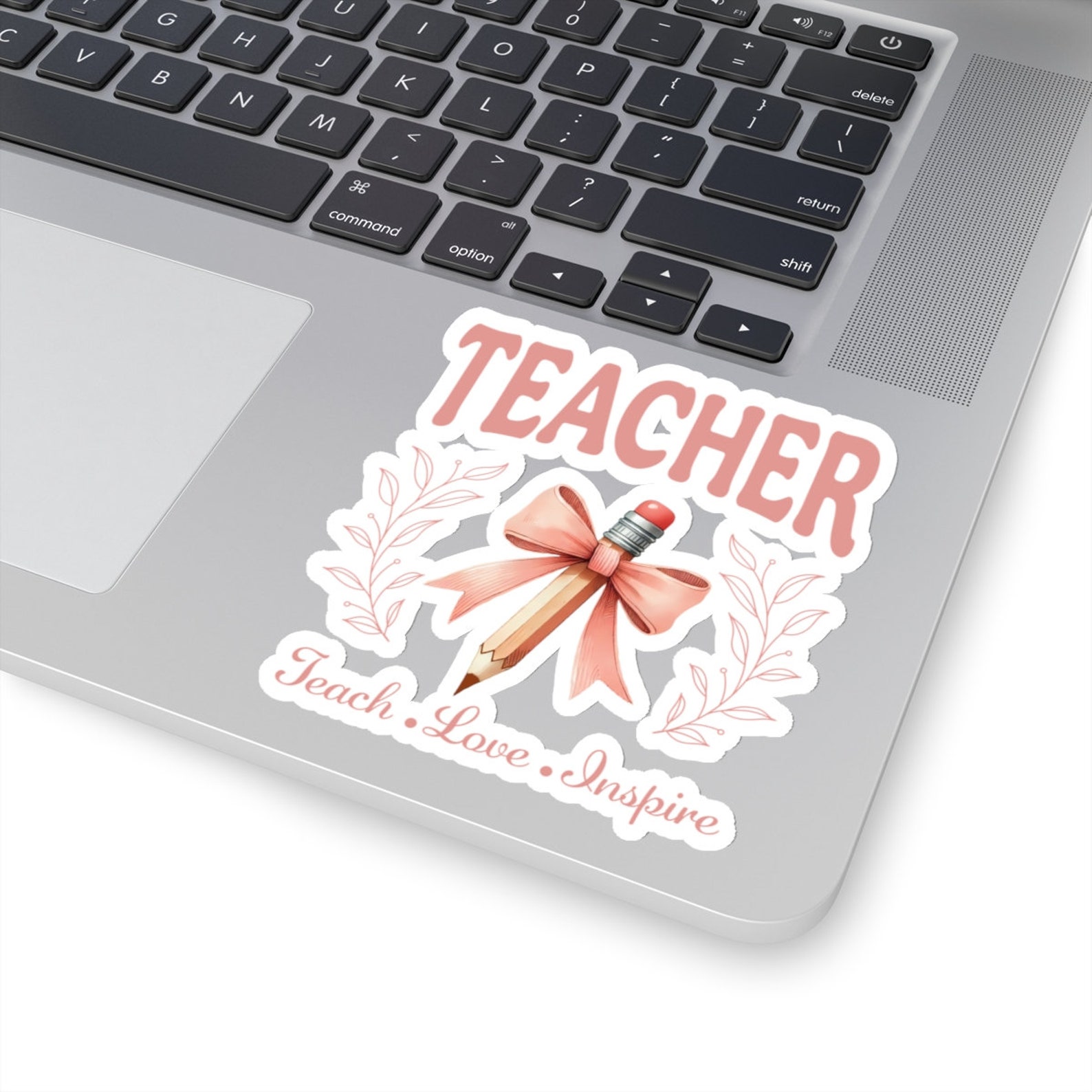 Teacher Pencil Sticker, Gifts for Teachers Educators, Laptop Journal ...