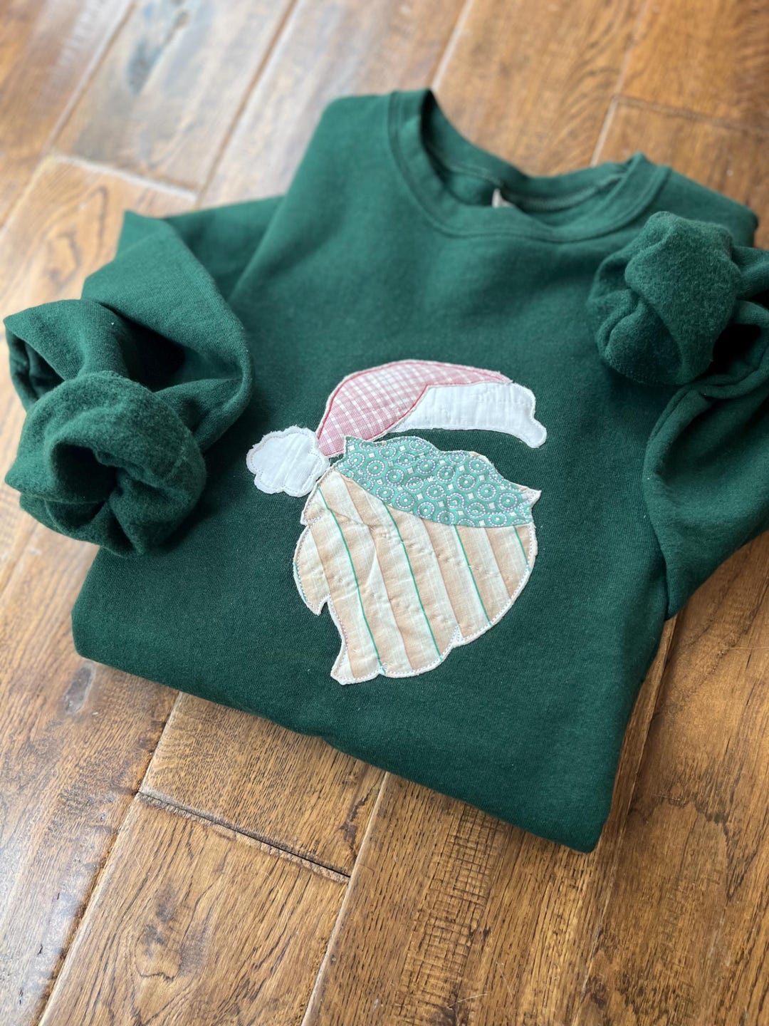 Santa Applique Shirt, Quilt Hoodie, Santa Shirt, Christmas Shirt, Merry ...