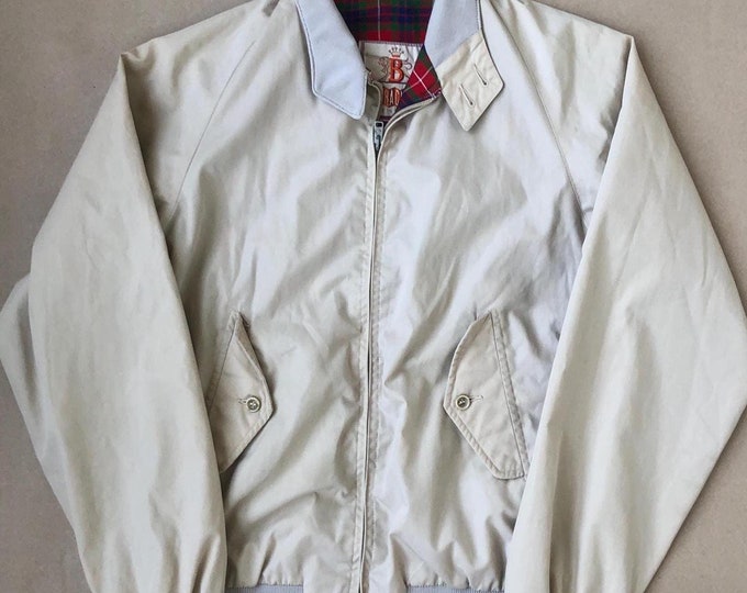 80s Baracuta Windbreaker G9 Original Harrington Size S Jacket in Khaki / Beige Made in UK - Etsy