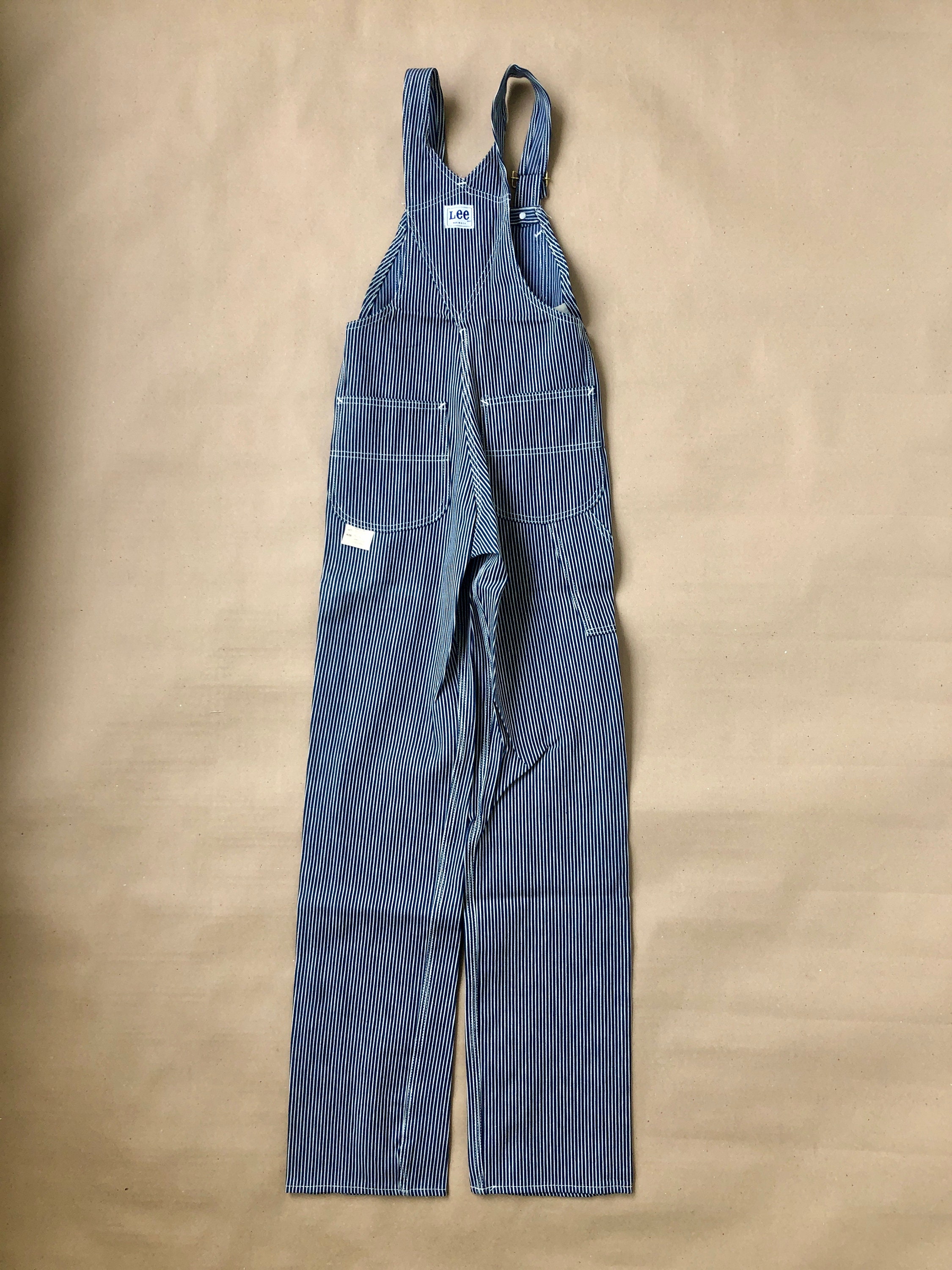 Lee Hickory Pinstripe Bib Overall Unisex Size XS W26 L34 Lee Hickory Pinstripe Bib Overall Unisex Size XS W26 L34