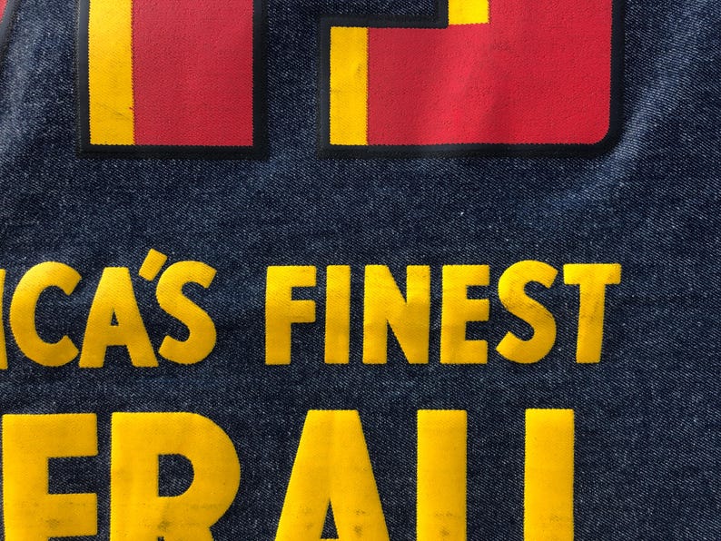 1950's RARE Levi's Commercial, Heavy Denim Silk Screen Store Banner ...