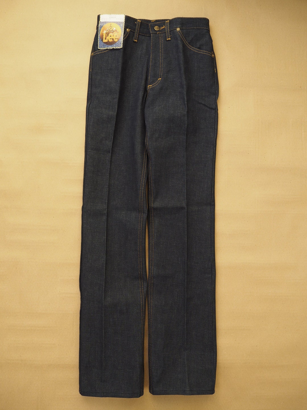 Vintage 1970's Ranger Raw Denim Jeans, Size S (W 29" L 34") High Rise ...