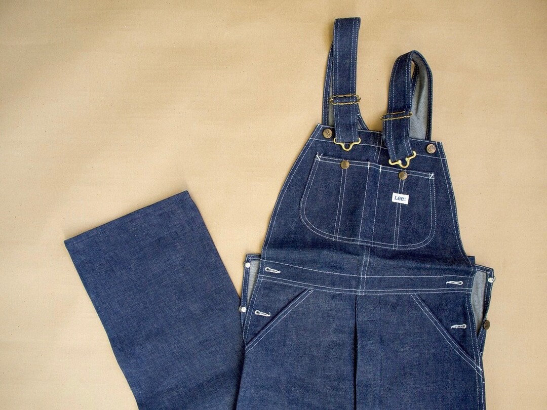 Rare Vintage 70s Lee Denim Bib Overall Size 30 X 33 Jeans New Old Stock ...