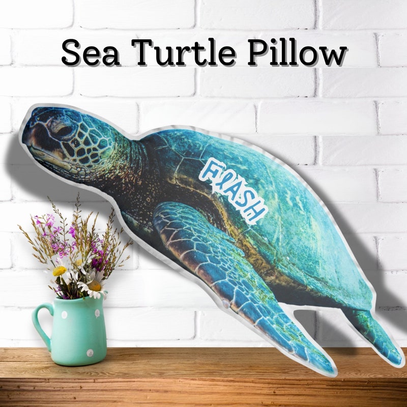 Sea Turtle Pillow - Etsy