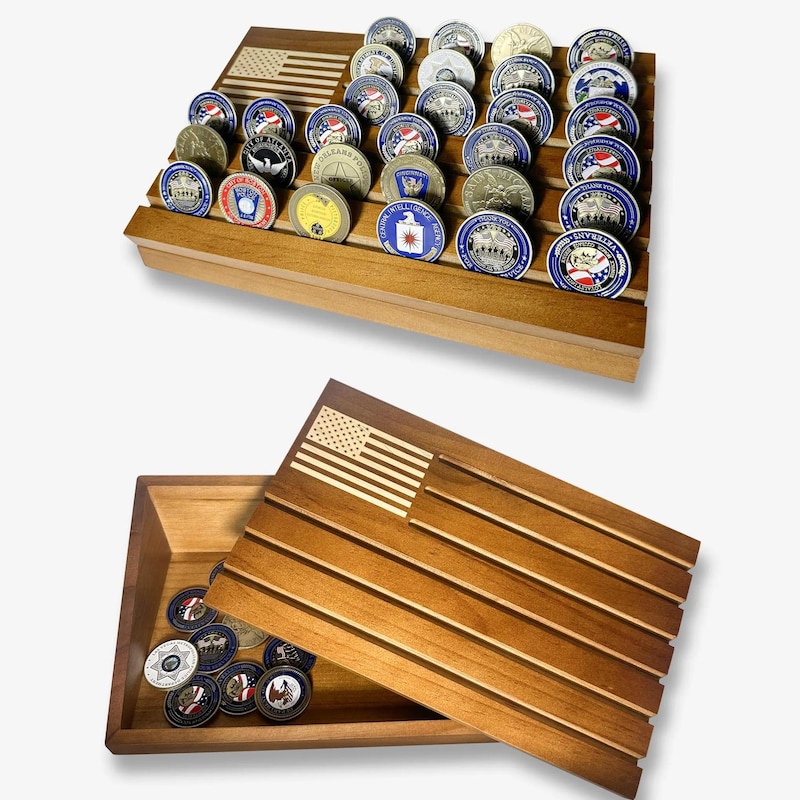 Challenge Coin Display - Etsy