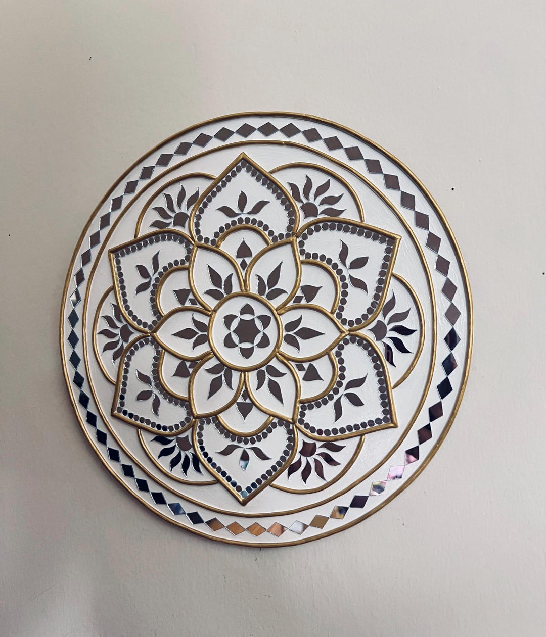 Home Decor/ Lippan Art / Wall Hanging/ Wall Decor 12 Inch - Etsy