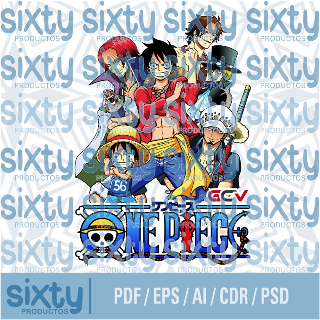 One Piece Anime eps, Pdf, Cdr, Psd, Ai, Cdr - Etsy UK