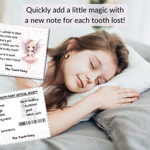 Tooth Fairy Note, Letter From Tooth Fairy First Tooth, Tooth Fairy ...