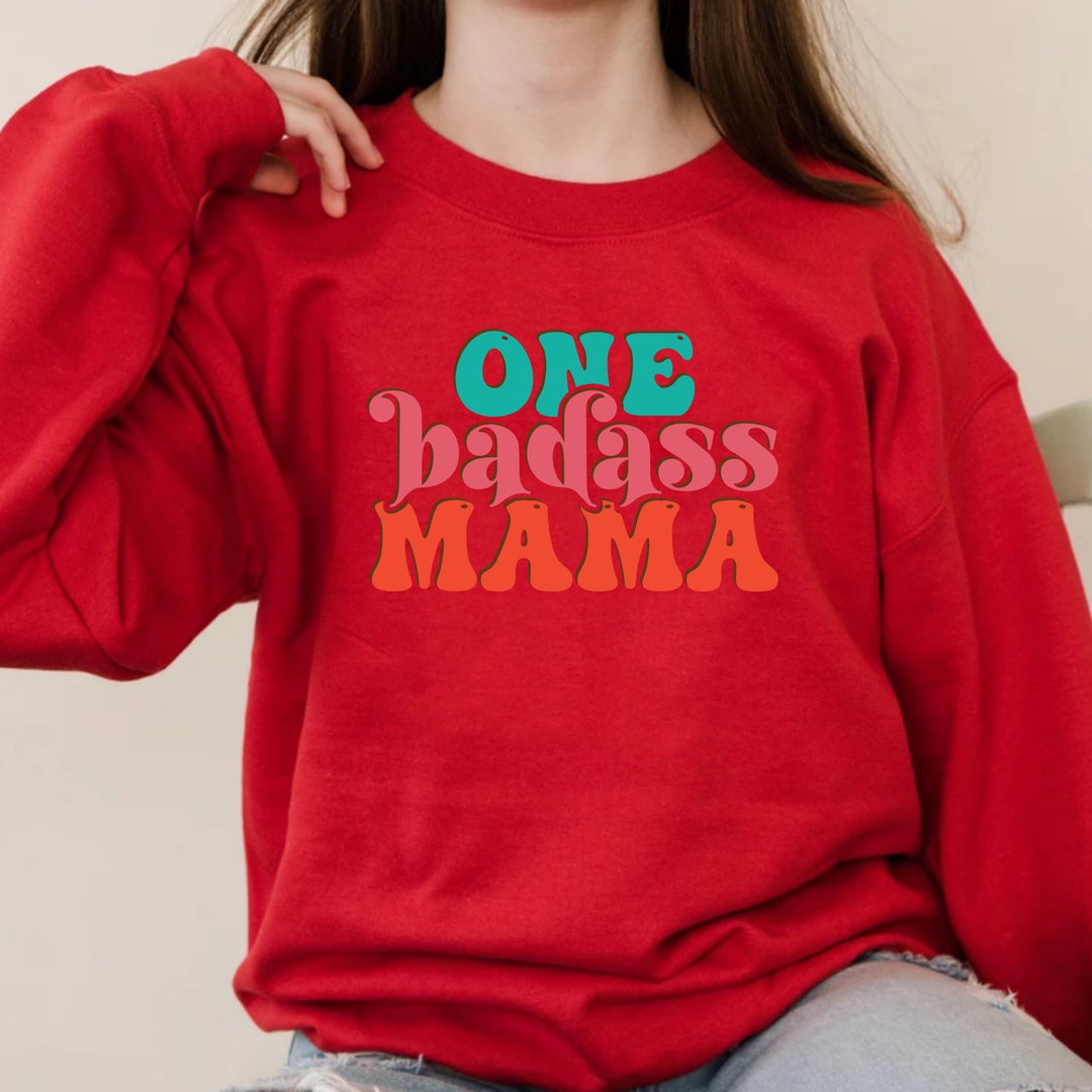 One Hell of A Mother Trendy Mom Oversized Sweatshirt for Cool Mom ...
