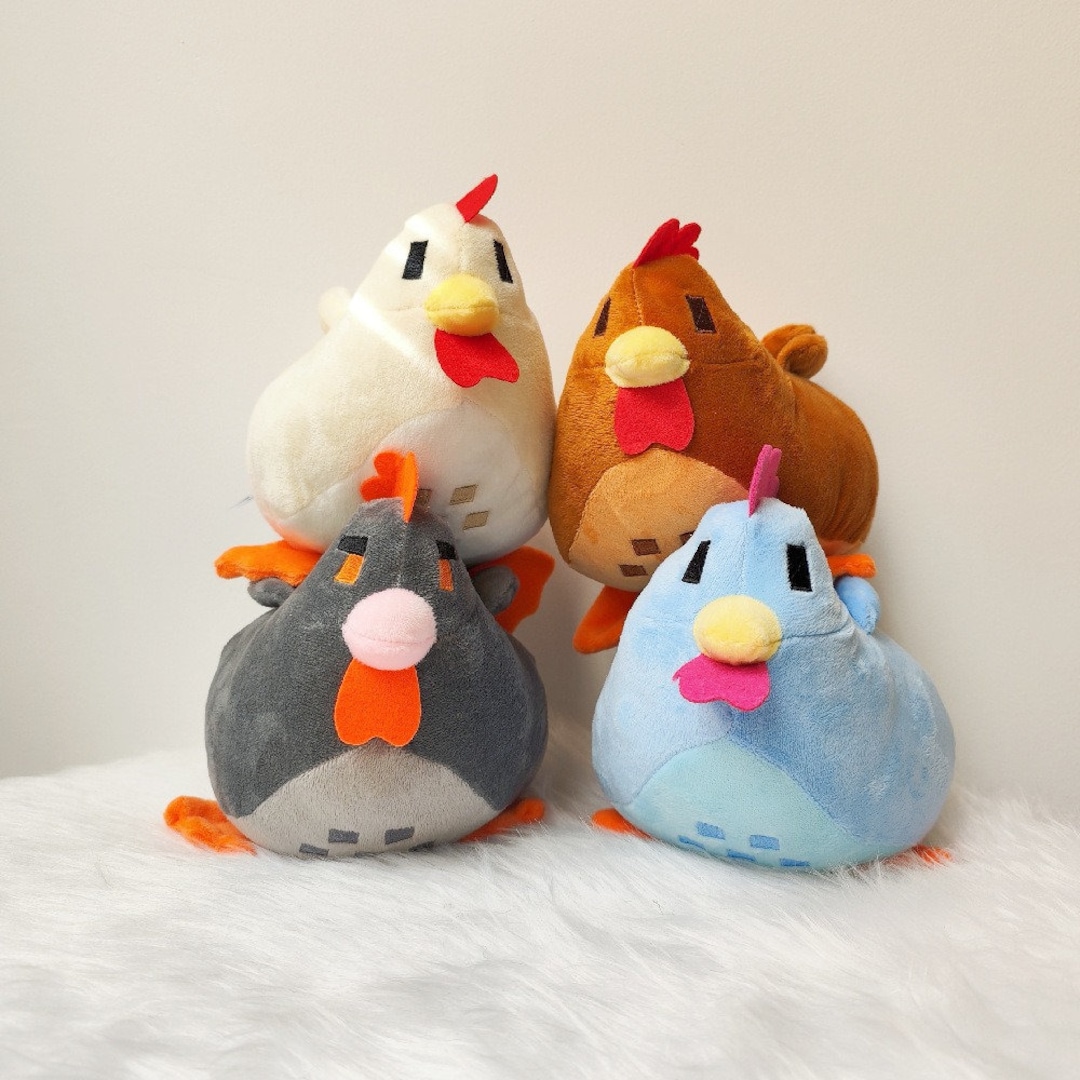 Stardew Valley Chicken Plush Toy - Etsy