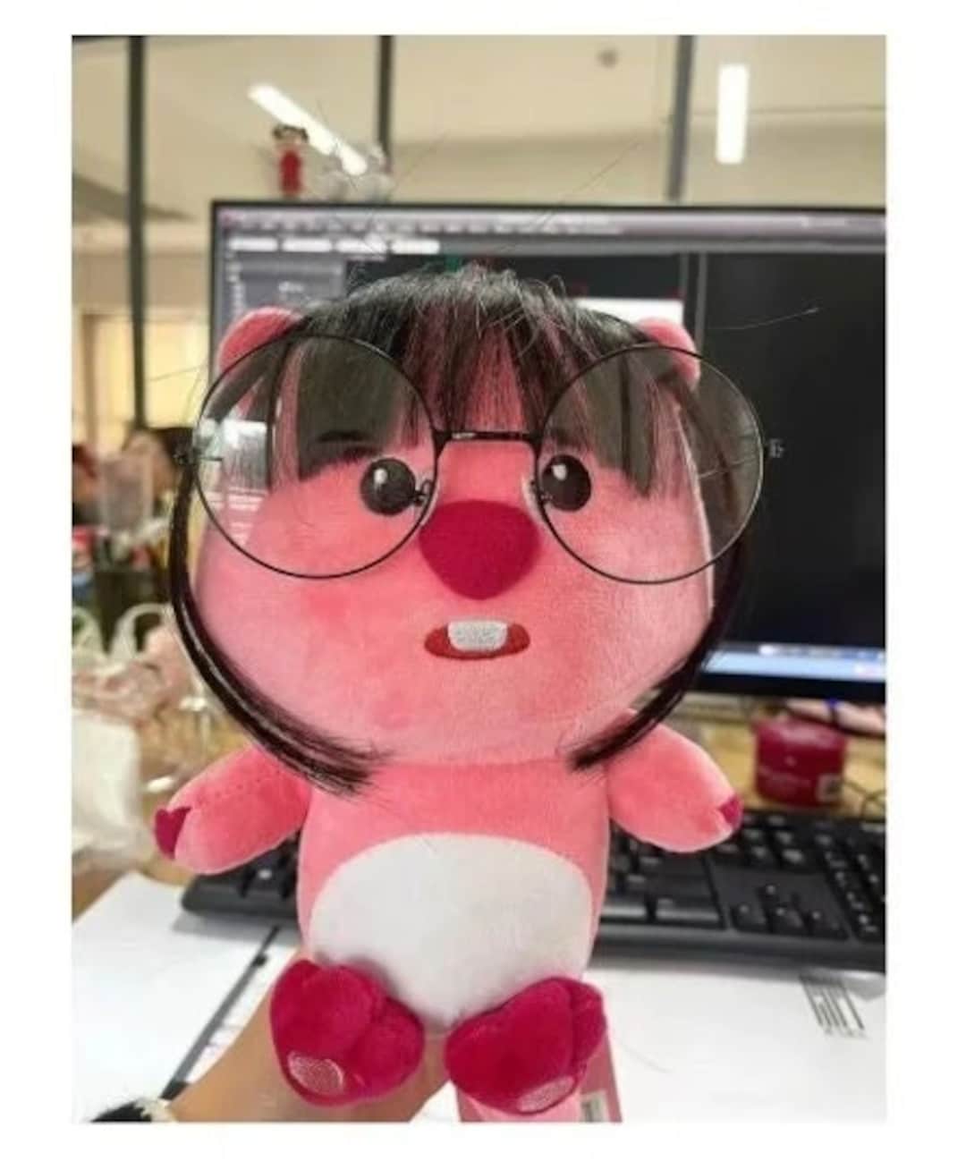 Kawaii Wigs With Glasses Plush Toy Loopy - Etsy