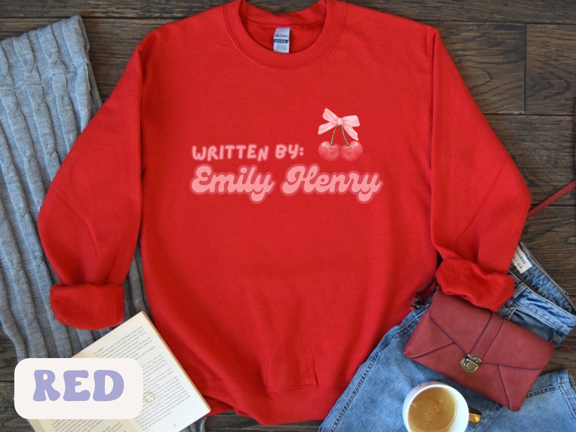 Written by Emily Henry Sweatshirt, Book Lover, Bookish Shirt, Book ...