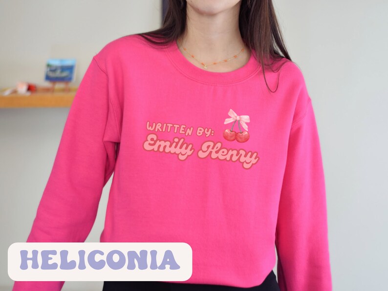 Written by Emily Henry Sweatshirt, Book Lover, Bookish Shirt, Book ...