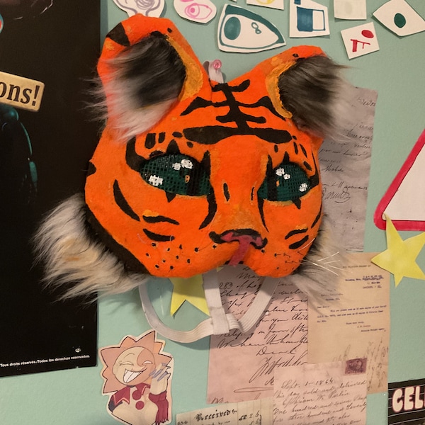 Therian Raccoon Mask - Etsy