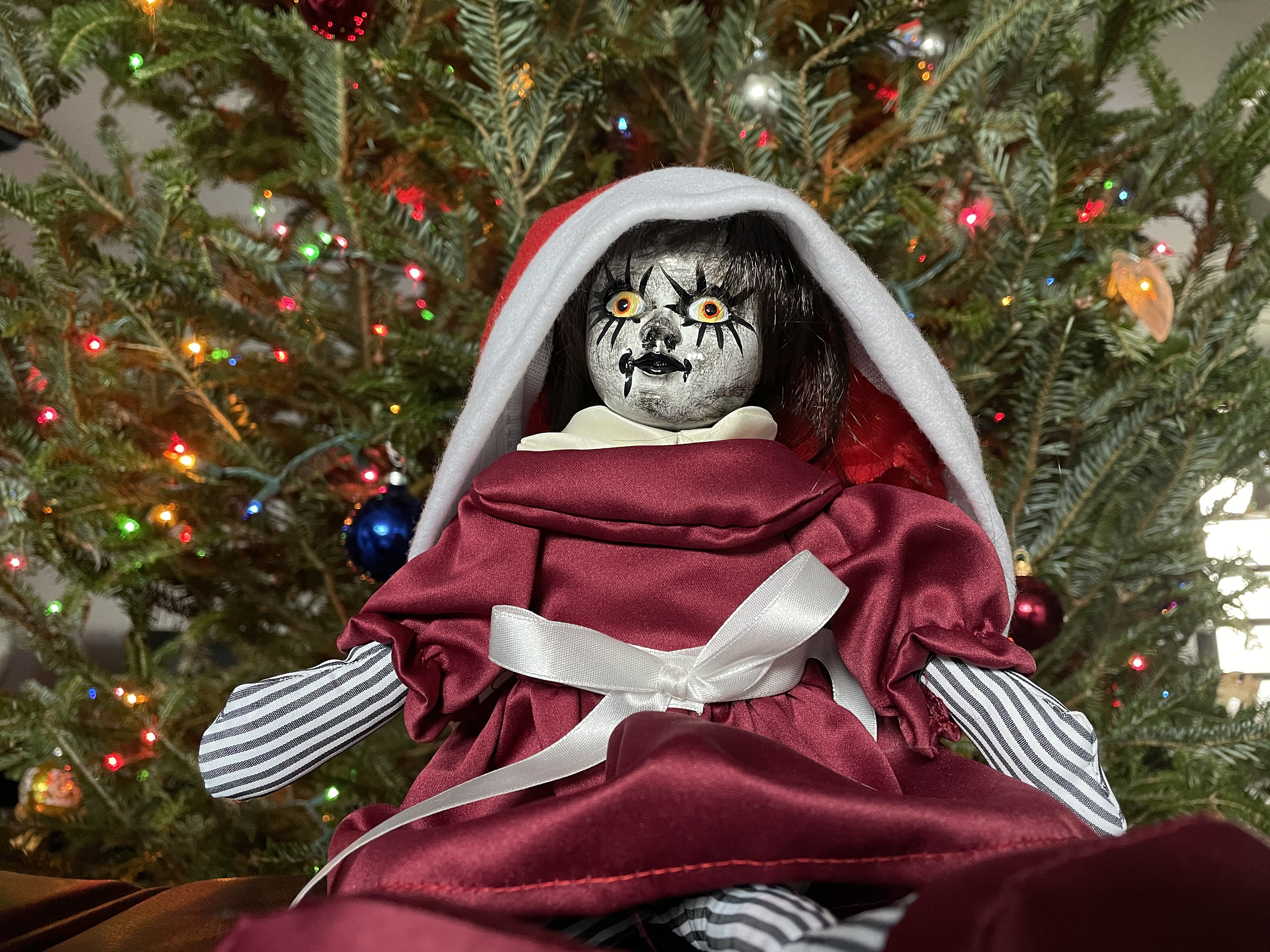 Lily Host a Ghost Doll | 13" Scary Haunted Doll for Halloween Decor ...