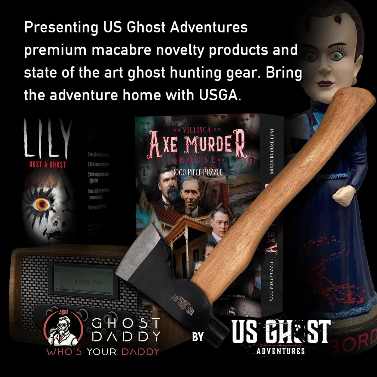 Official Lizzie Borden House Foam Replica Hatchet | Halloween Prop ...