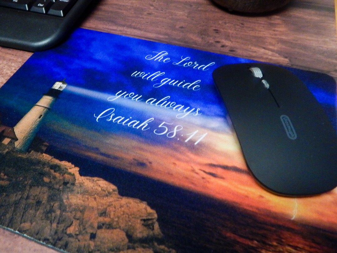 Inspirational Mouse Pad With Bible Verse, Christian Gift, Work Space ...