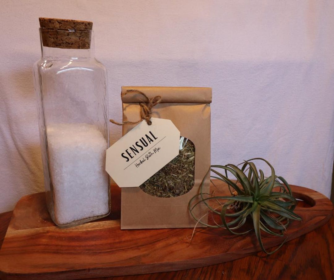 Sensual Herbal Bath Mix - Herbal Bath Tea, Herbal Soak - Etsy