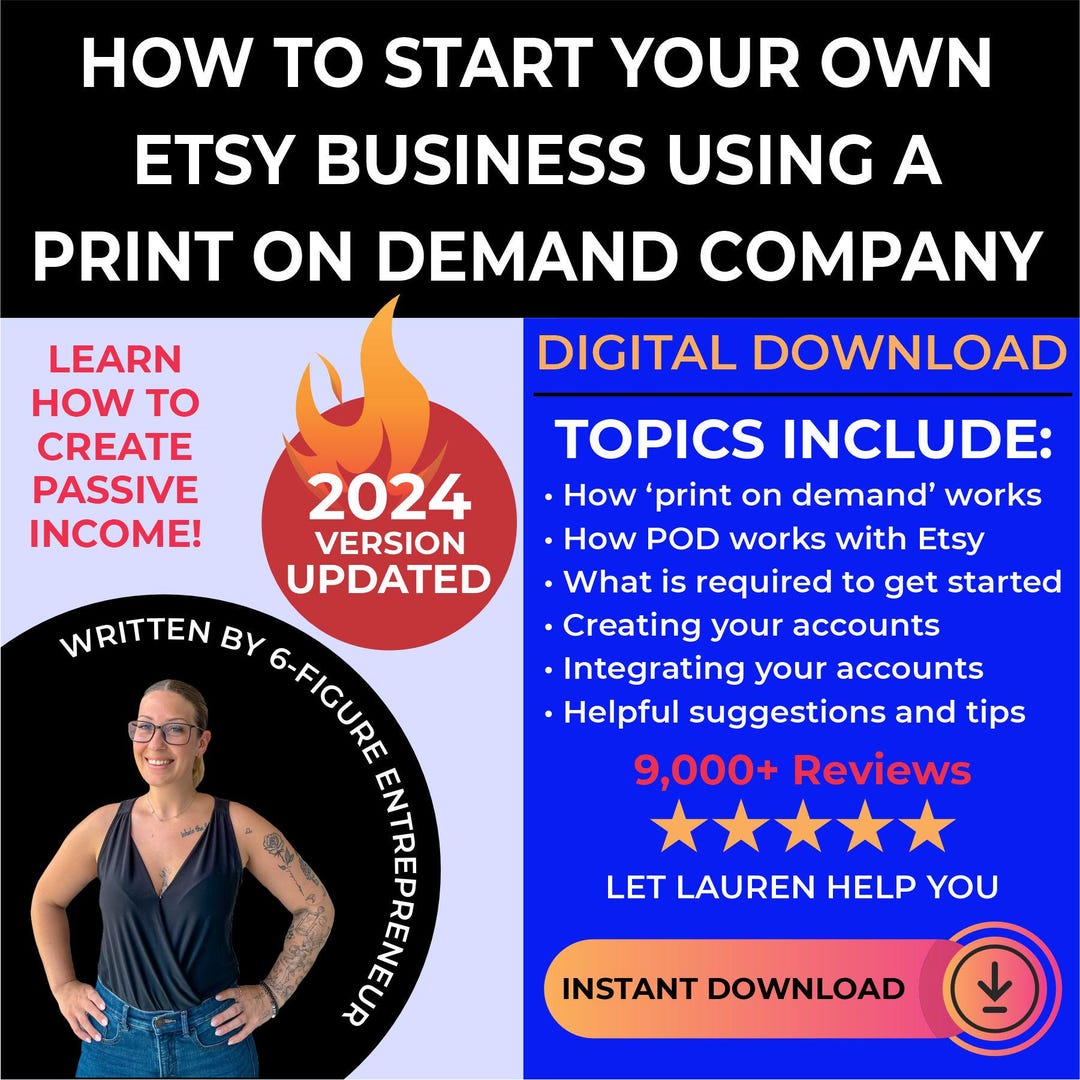 How to Start an Etsy Business Using a Print on Demand Company - Etsy