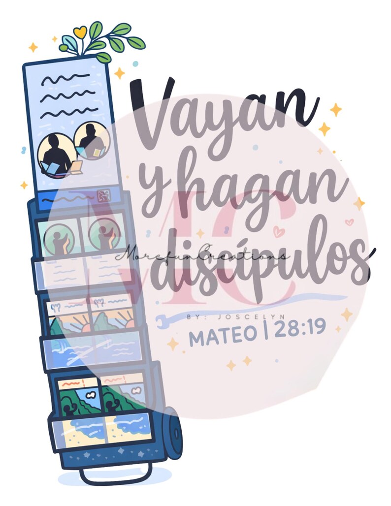 Vayan Y Hagan Discípulos Mateo 28:19 | JW Ministry Cart Illustration ...