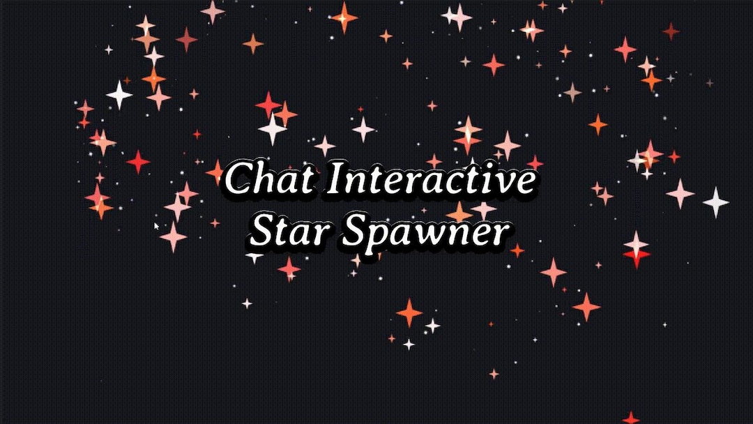 Stars (crimson) Interactive Overlay for Twitch / OBS - Etsy