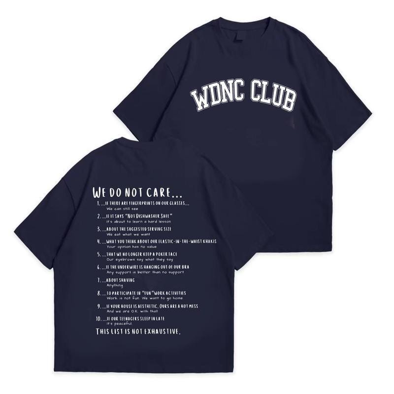 WDNC - We Do Not Care Club Hoodie, Menopause Perimenopause Women ...