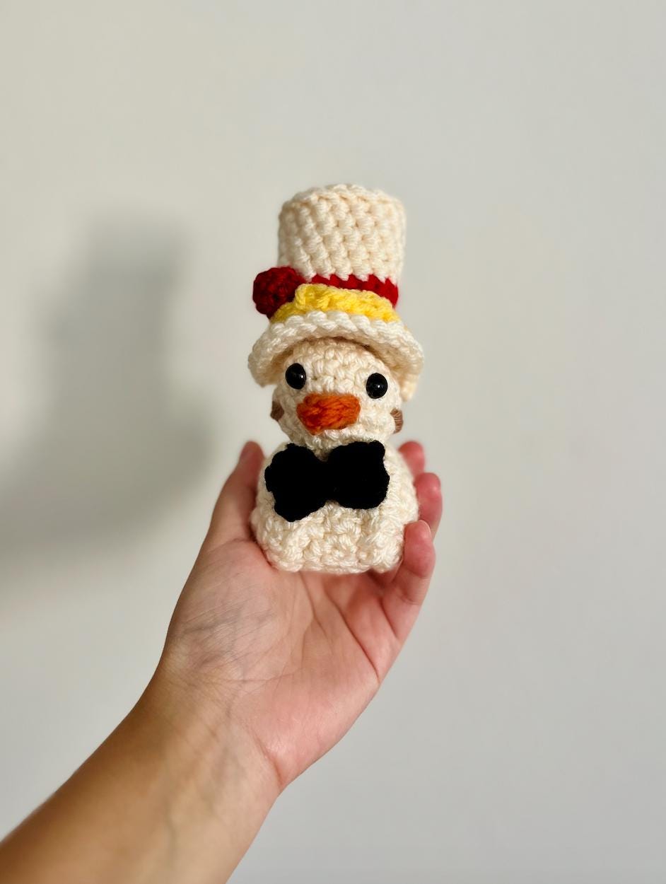 Lucifer (hazbin Hotel) Rubber Duck Inspired Crochet Amigurumi | Lucifer ...