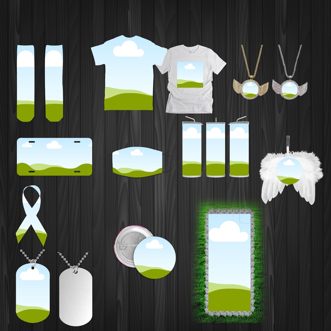 Memorial Editable Mock-ups - CANVA | Memorial Mockup Bundle | Drag and ...