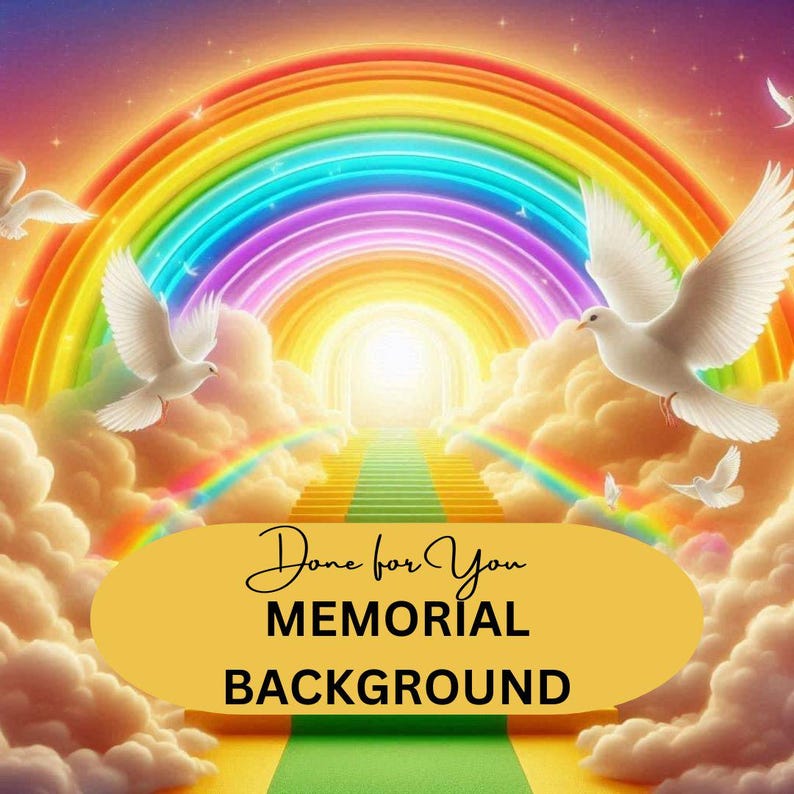 Memorial Backdrop Bundle | 4 PNG Designs Memorial Background | Stairs ...